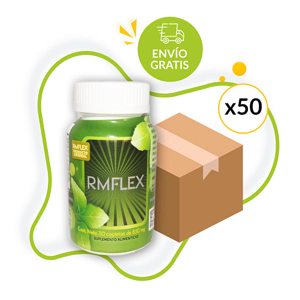 50 RM FLEX ORIGINAL 30 CAPLETAS DE 850 MG – Limón con Chía